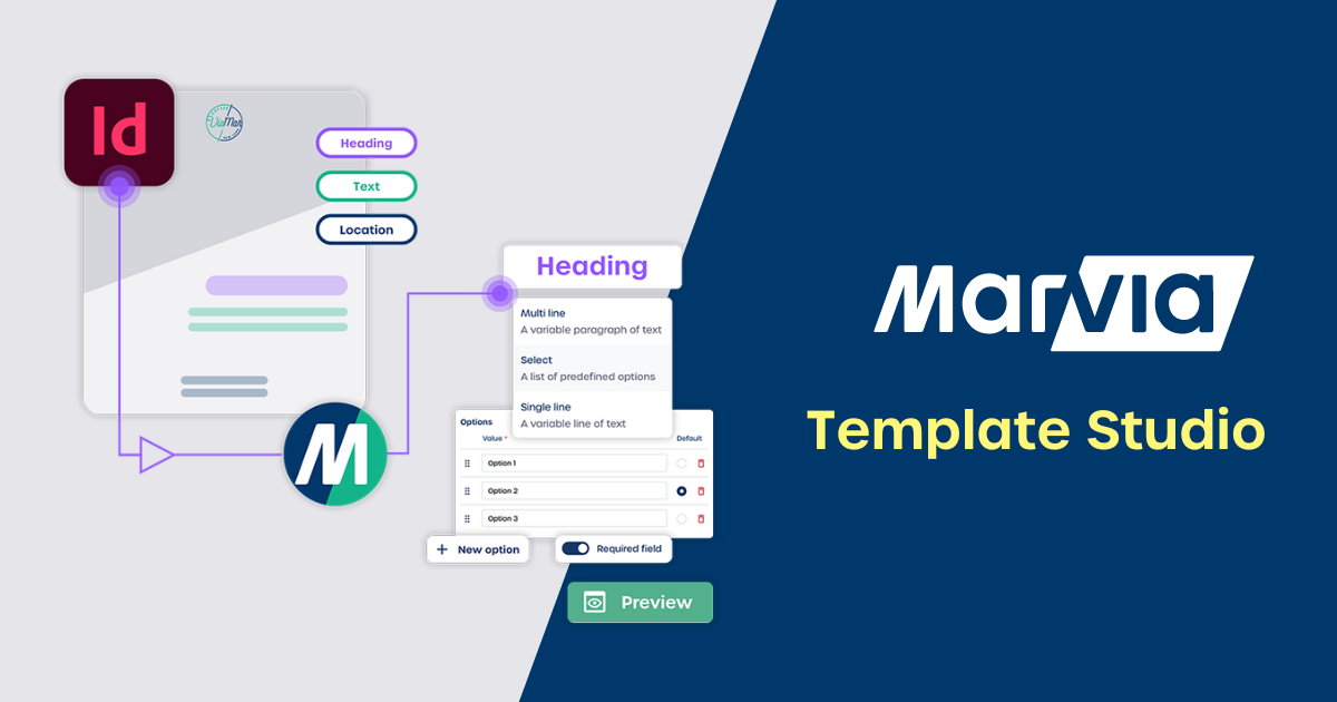 Template Studio - From InDesign file to Dynamic Template | Marvia